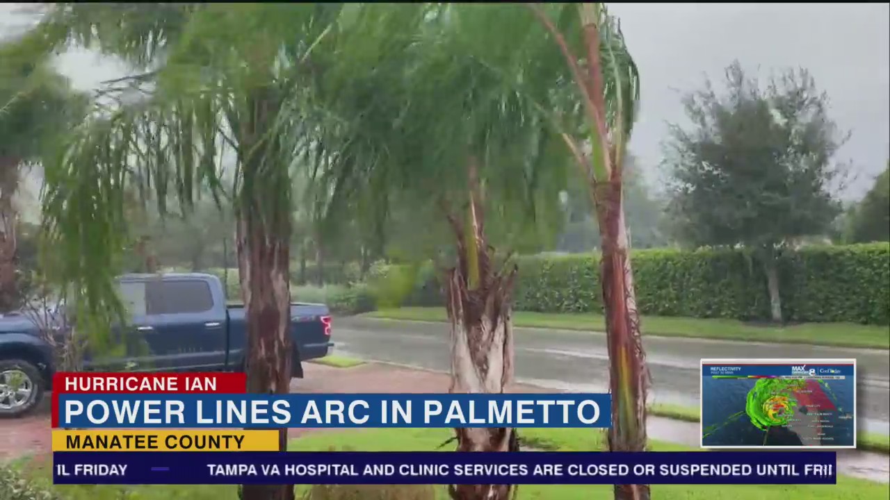 Power lines arc in Palmetto – WFLA