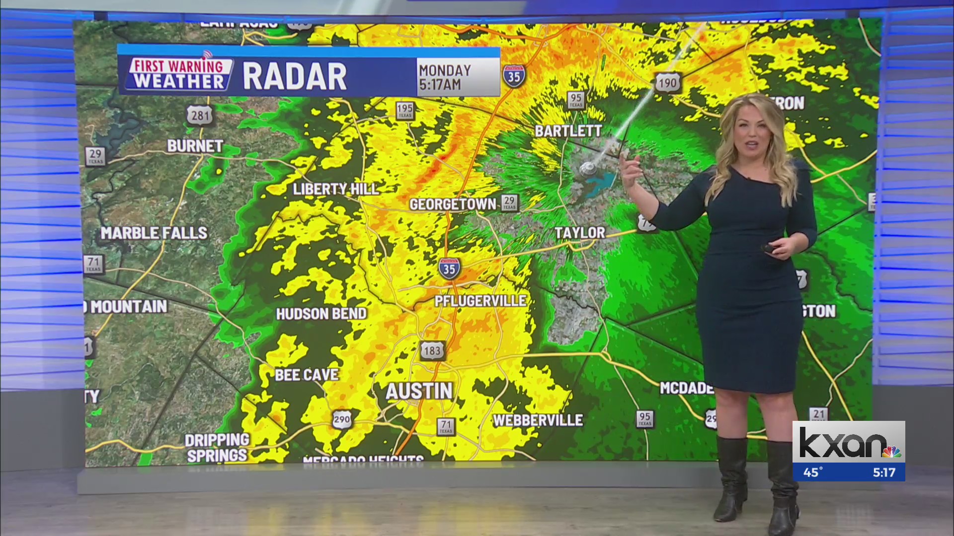 First Warning Weather with Kristen Currie – KXAN Austin