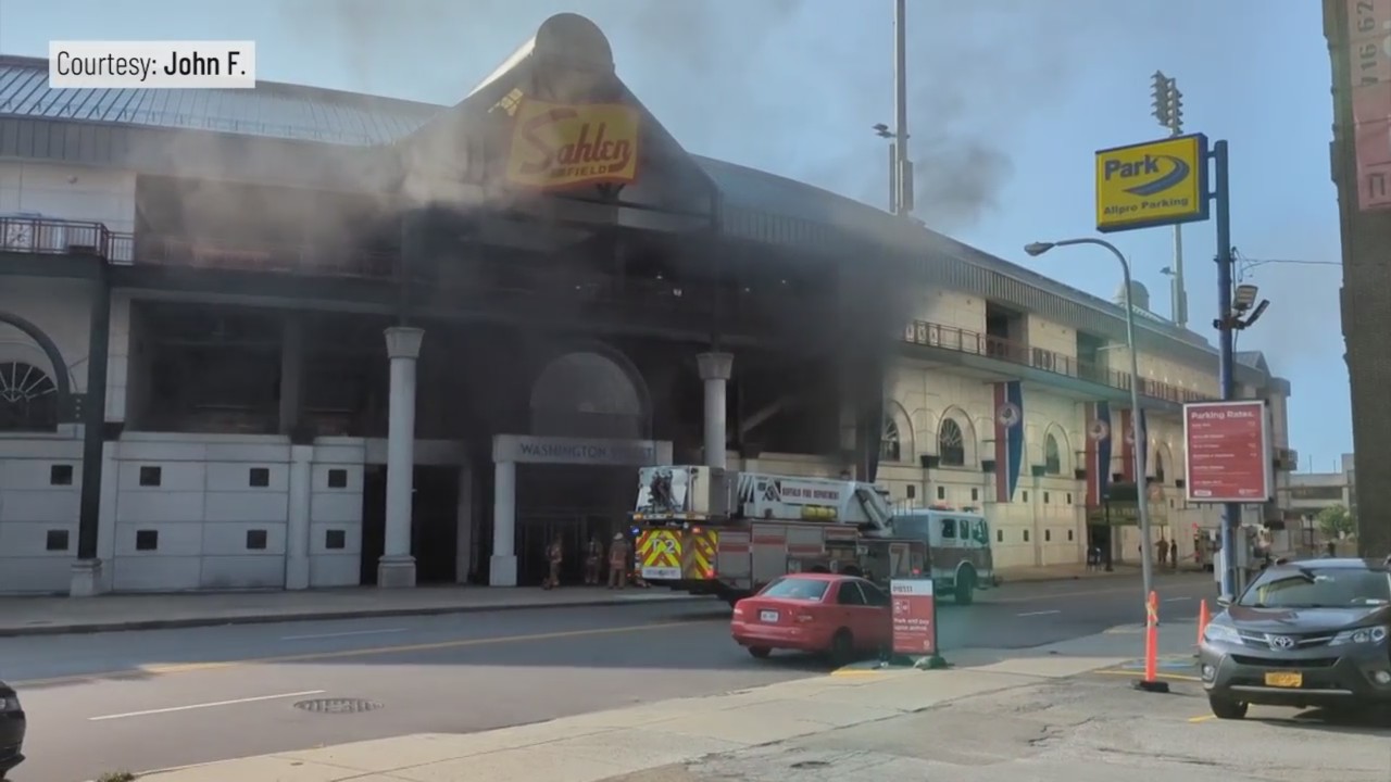 Cart catches fire at Sahlen Field, causing $600K in damage; Bisons game ...