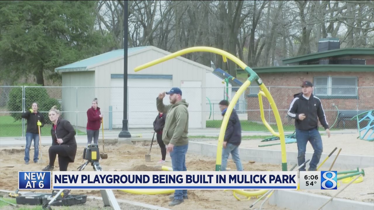 New playground being built in Mulick Park – WOODTV.com