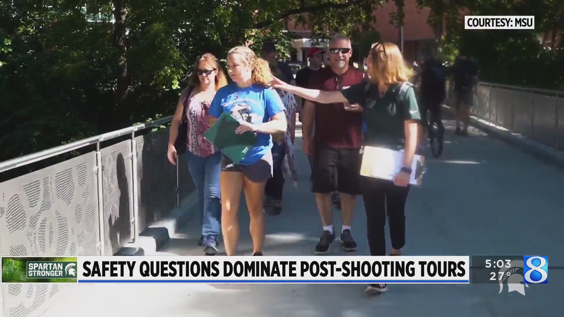 MSU tour guide grapples with questions, memories – WOODTV.com