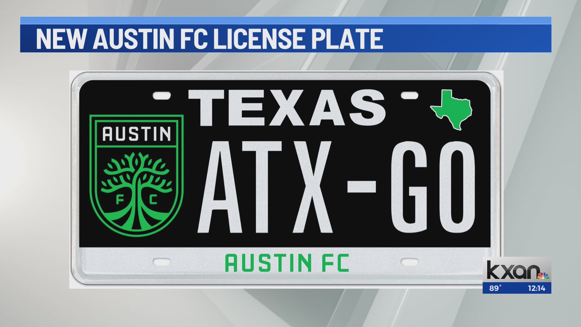 Austin FC specialty license plates now available online – KXAN Austin