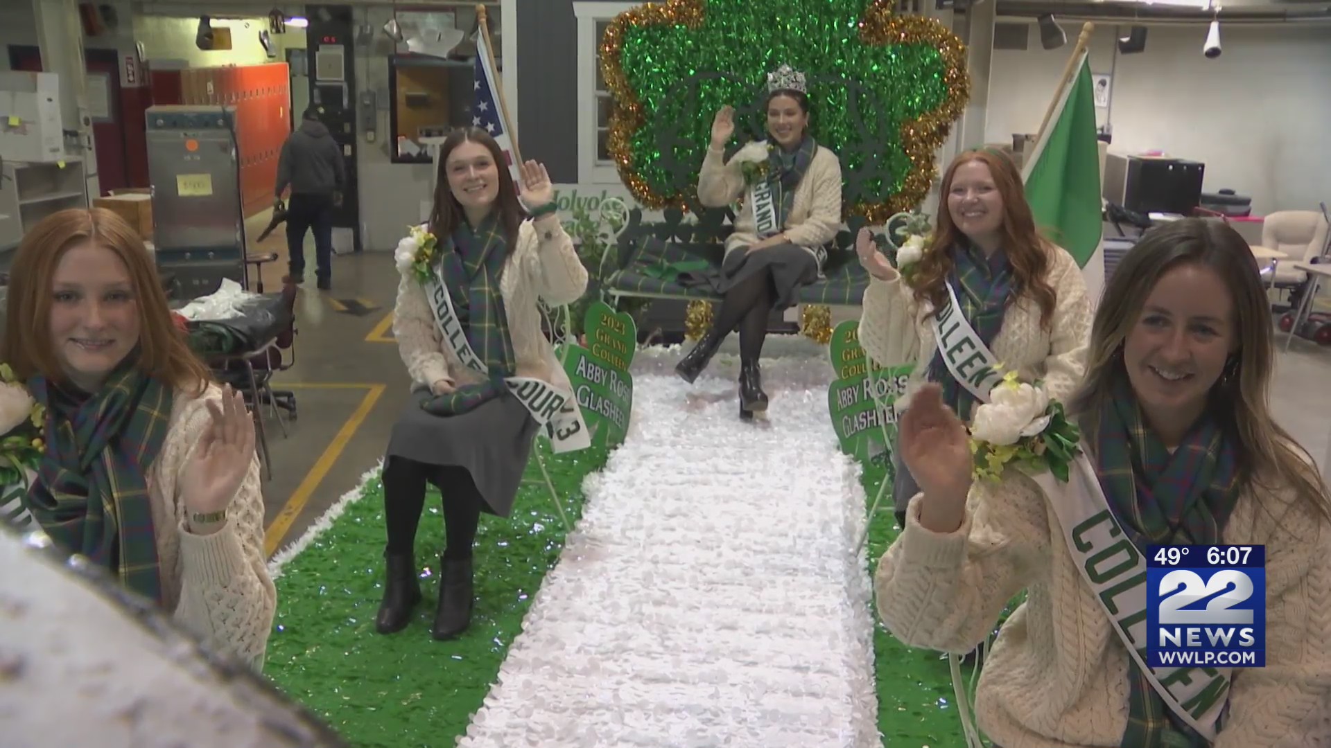 St. Patrick’s Parade float for Holyoke’s Grand Colleen completed – WWLP
