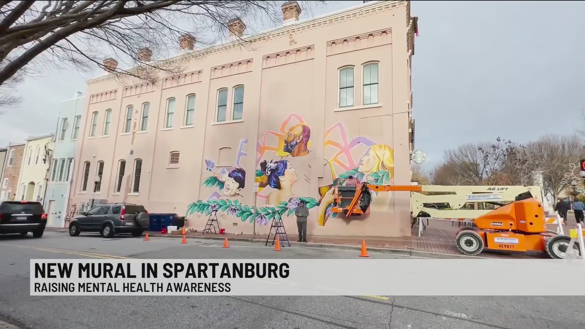 New mural in Spartanburg raises mental health awareness – WSPA 7NEWS