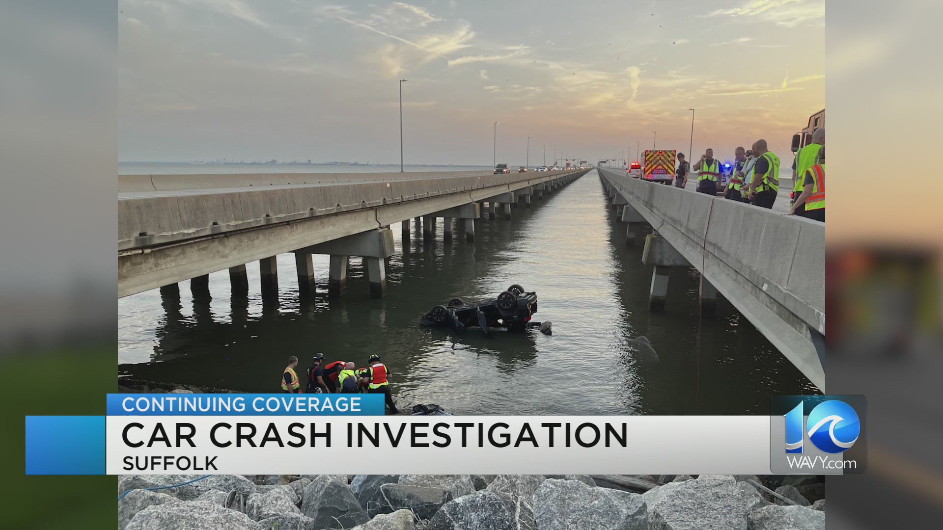 Driver seriously hurt after crash at Monitor-Merrimac – WAVY.com