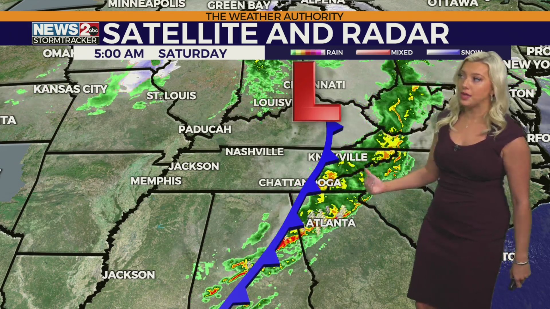 The severe weather threat has ended. – WKRN News 2