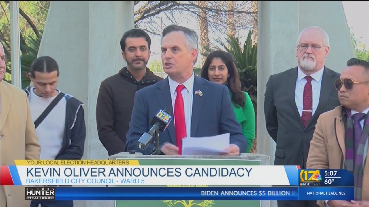 Kevin Oliver declares candidacy for Bakersfield City Council Ward 5 ...