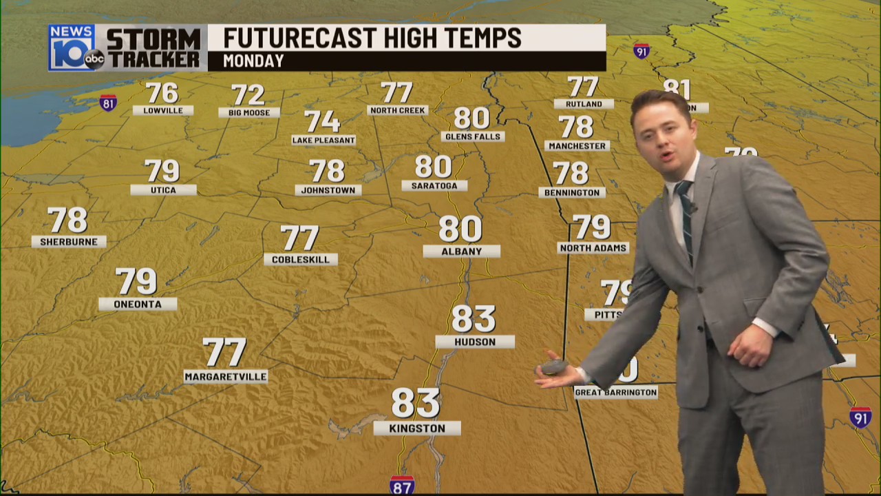 Weather forecast 6 P.M. – NEWS10 ABC