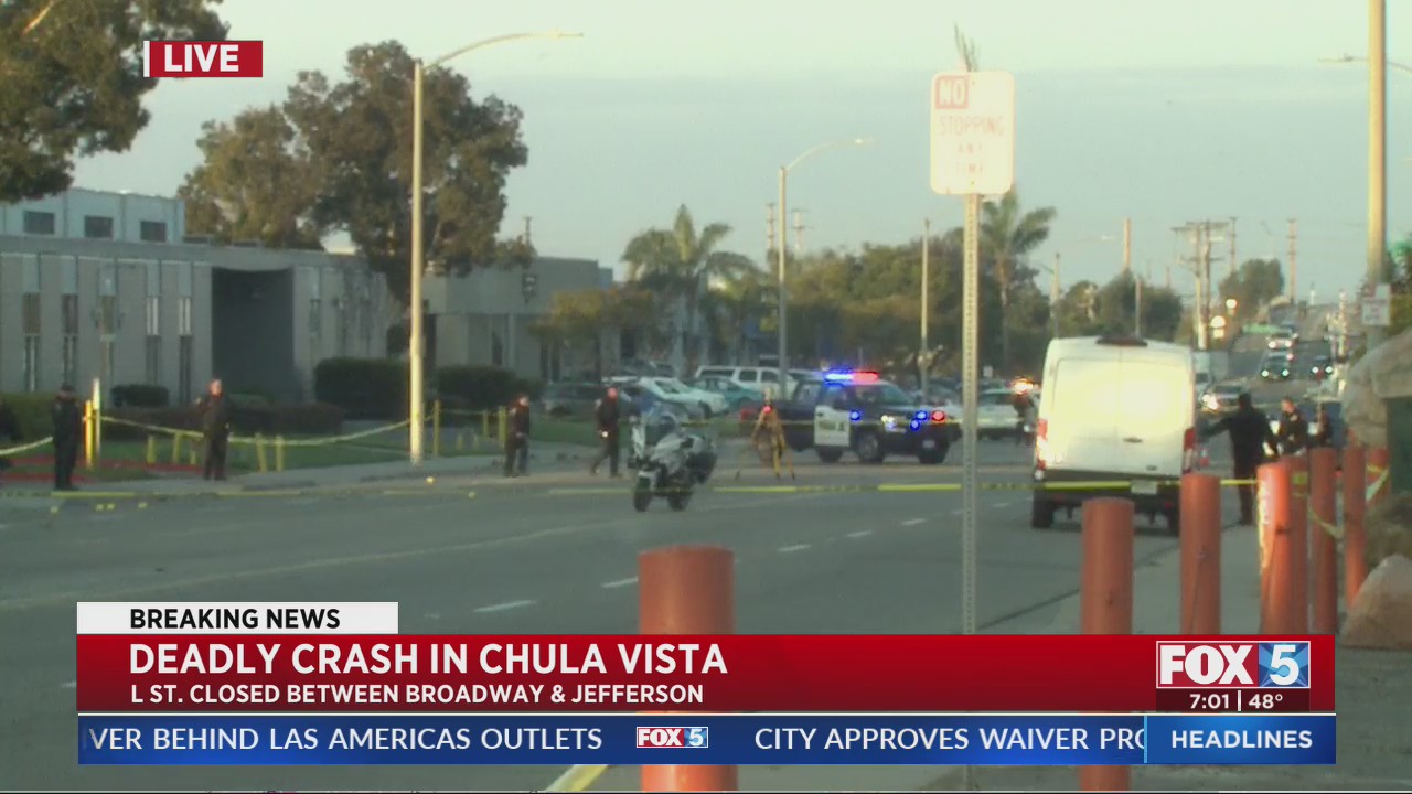 Pedestrian Hit And Killed In Chula Vista – FOX 5 San Diego & KUSI News