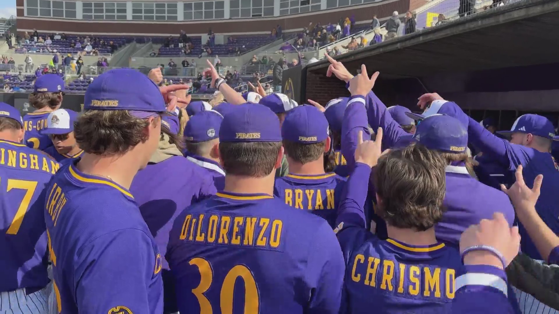 No. 11 ECU blanks Rider, 7-0, to clinch series – WNCT
