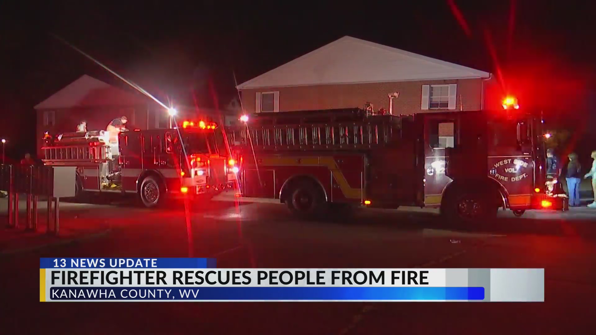 Off-duty firefighter rescues woman from apartment fire – WOWK 13 News