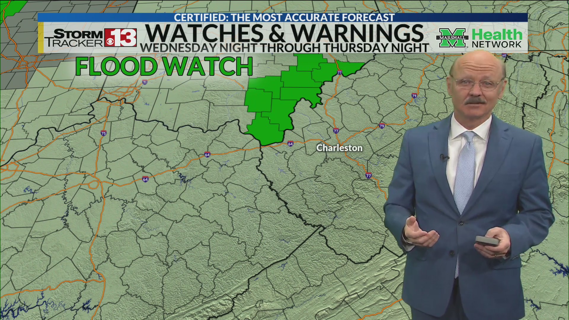 Flood watches for mid week – WOWK 13 News
