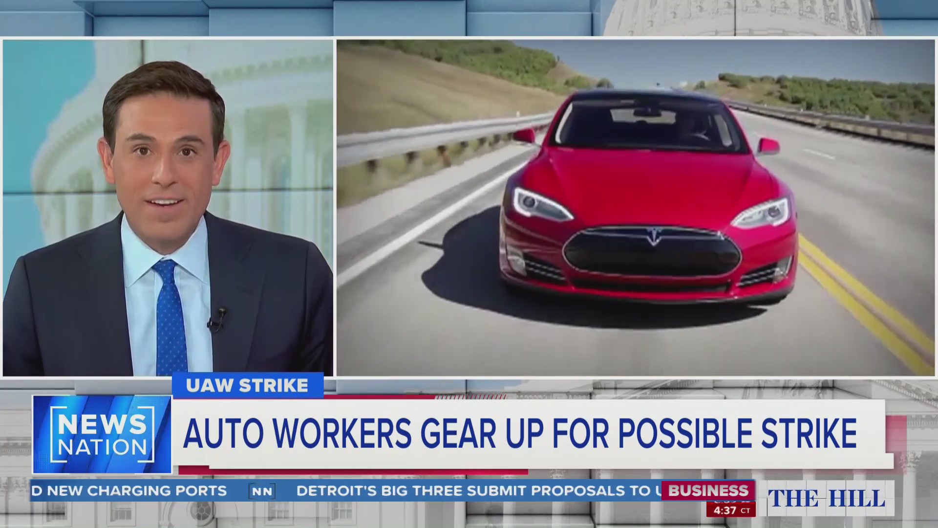 Auto workers gear up for possible strike, Tesla benefits | The Hill ...