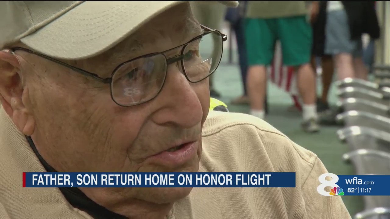 Father and son who both served in U.S. Navy take Honor Flight together ...