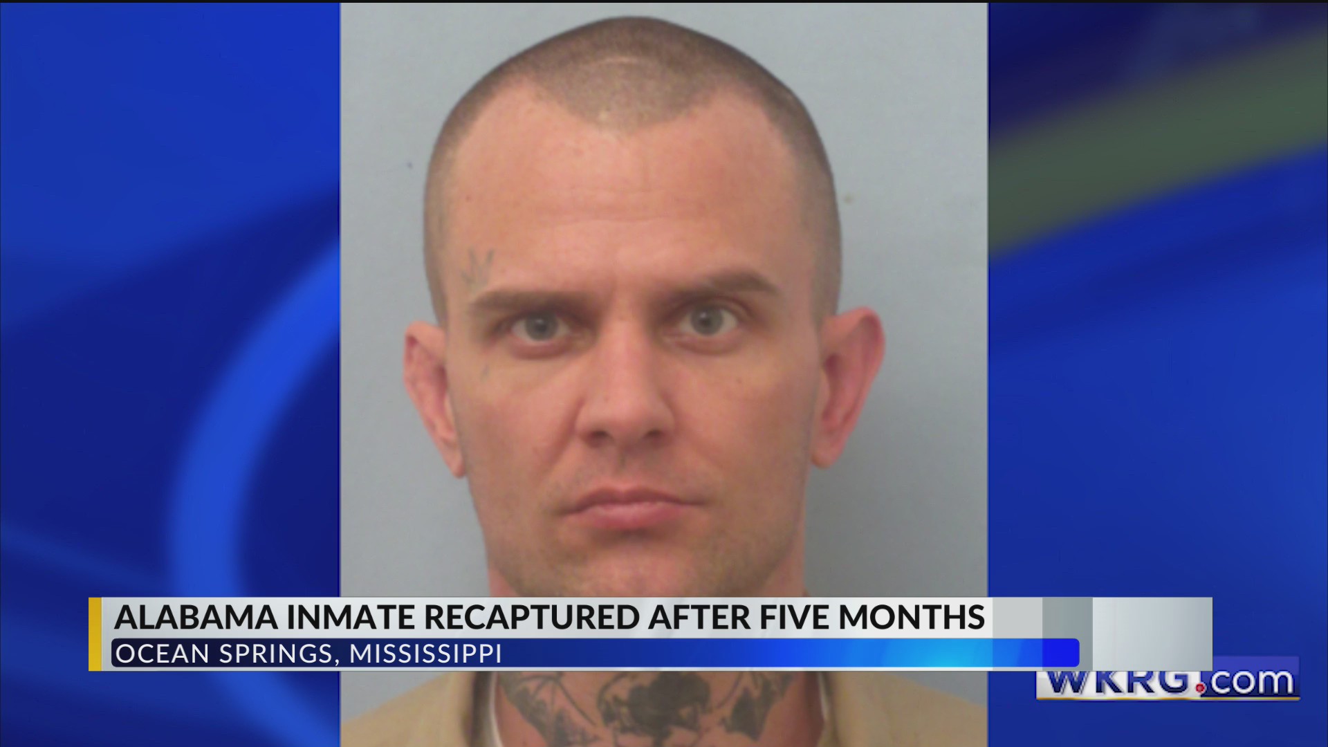 Alabama inmate recaptured after nearly 5 months – WKRG News 5