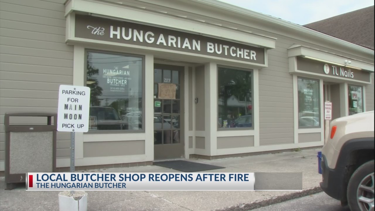 Local butcher shop reopens after fire – NBC4 WCMH-TV