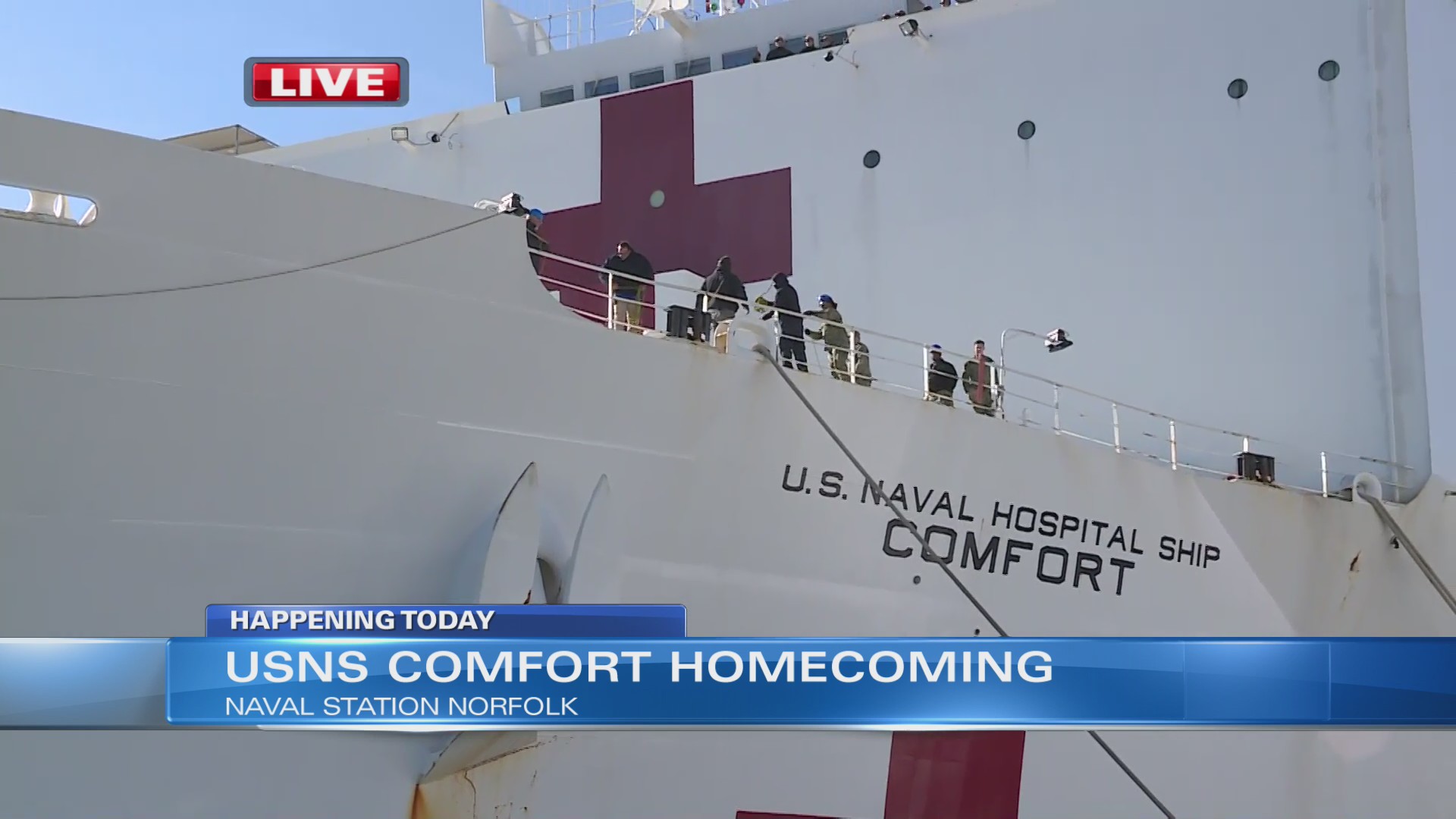 USNS Comfort returns to Norfolk on Wednesday – WAVY.com