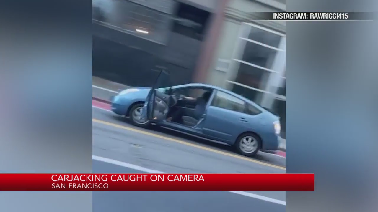 SF food delivery driver carjacking caught on camera in SoMa – KRON4