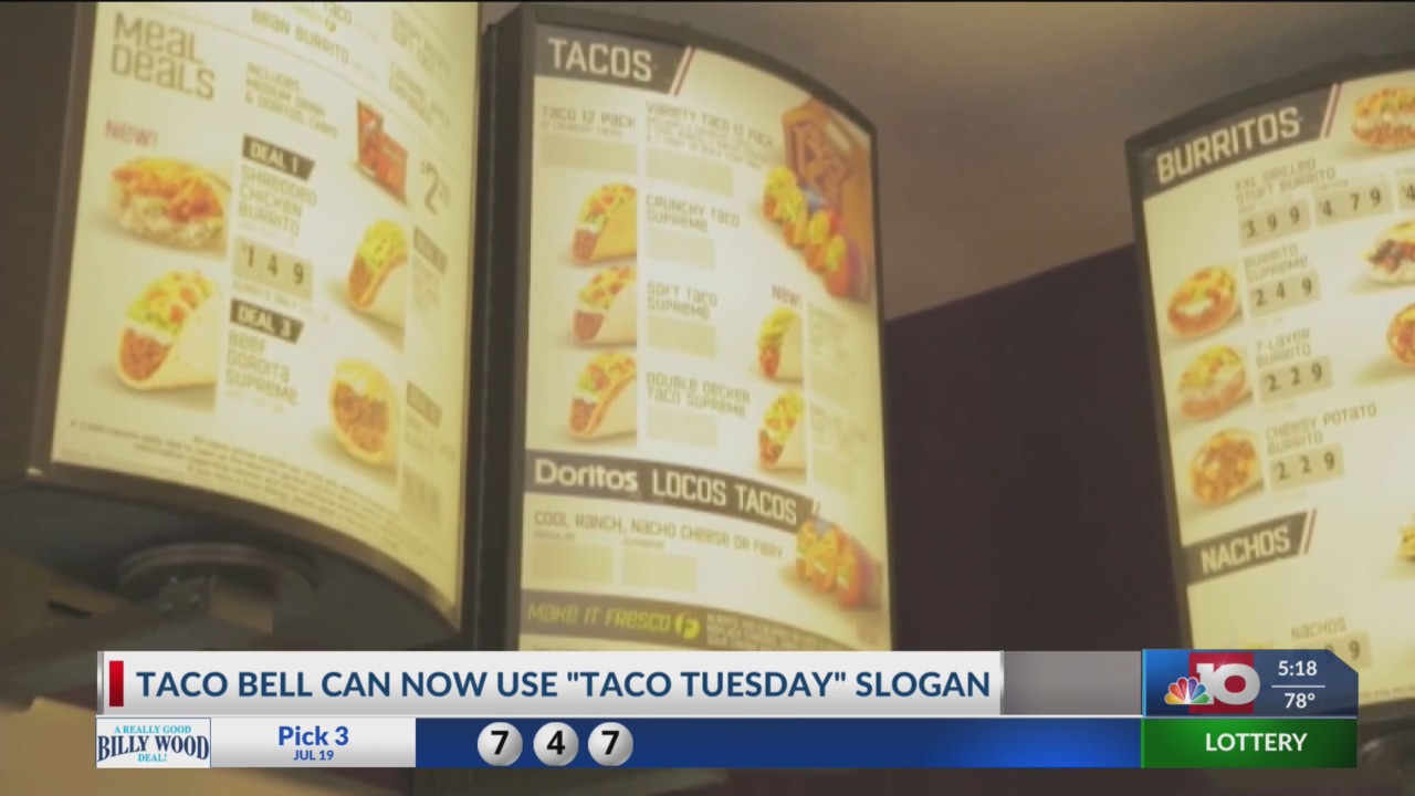 NBC 10 News Today: Fast food giant Taco Bell can now use the Taco ...