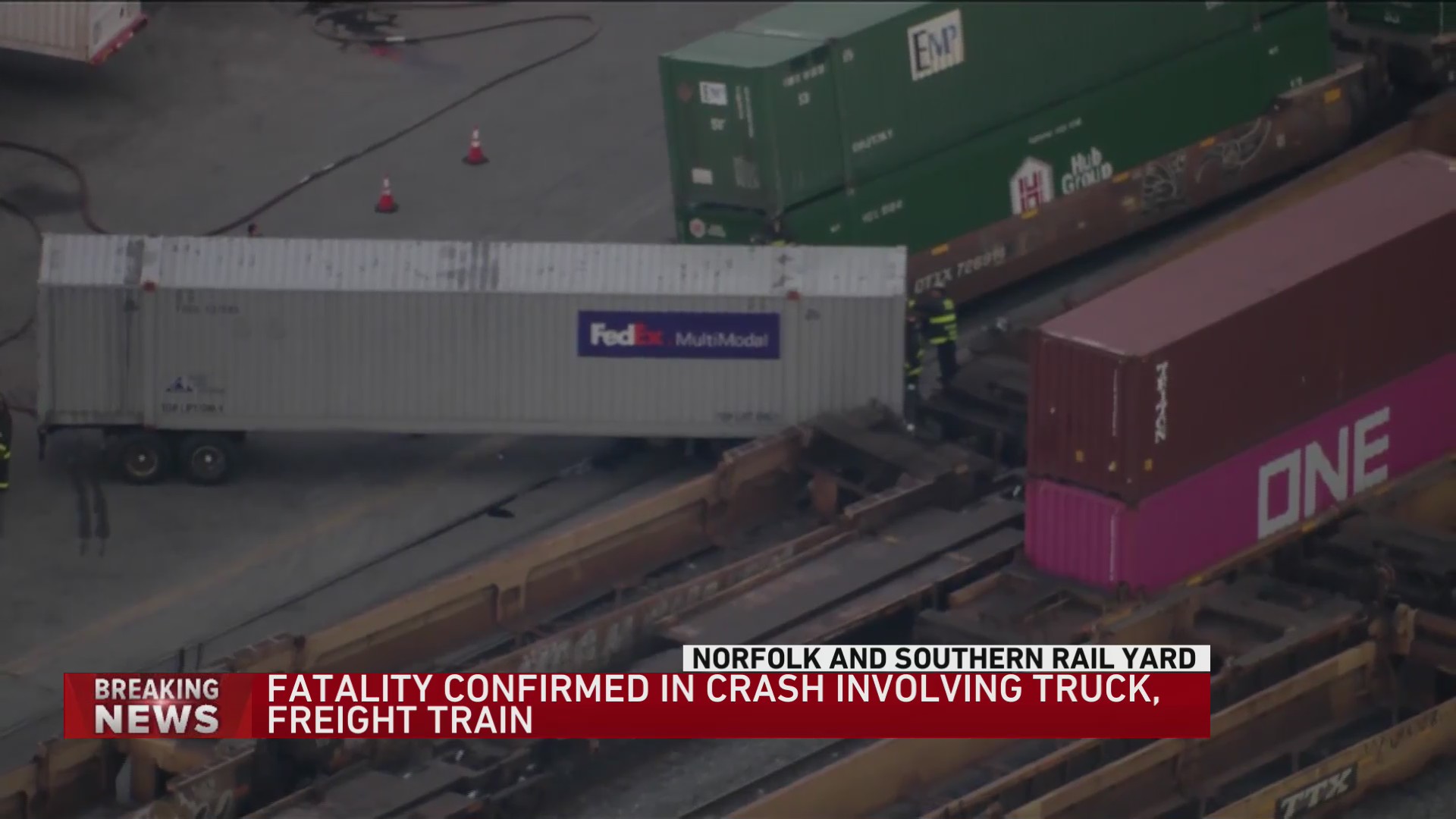 Fatality confirmed in crash involving truck, freight train on South ...
