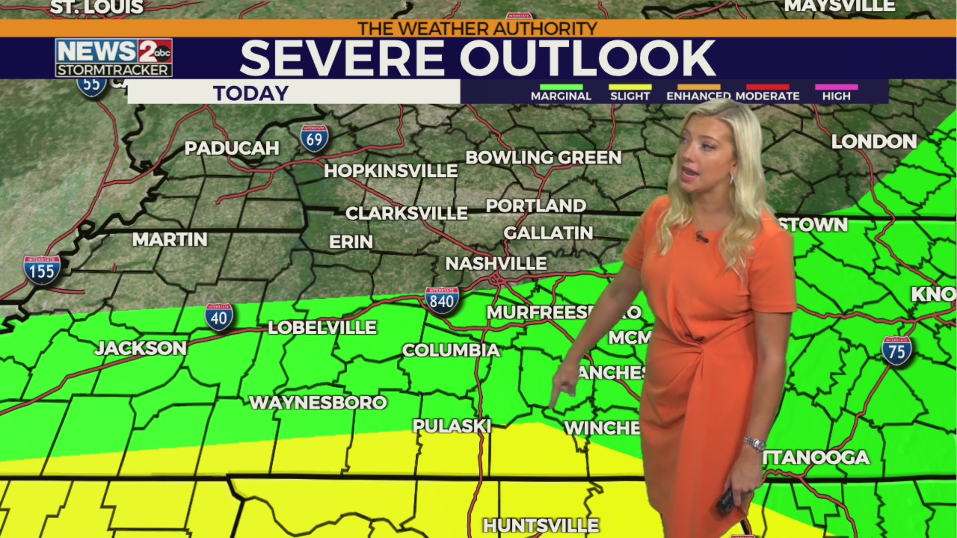 Severe Storms are possible this afternoon and evening – WKRN News 2
