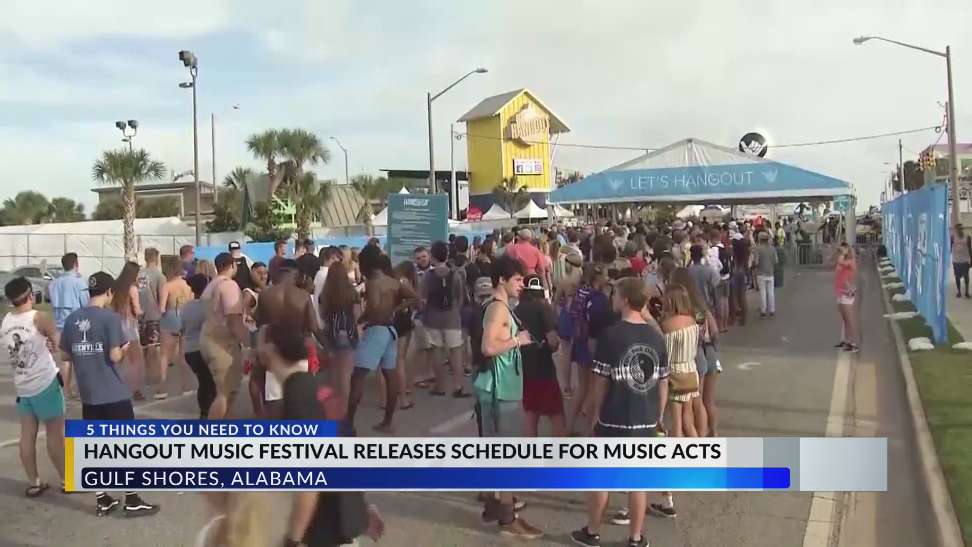 Hangout Music Festival 2023 schedule released – WKRG News 5