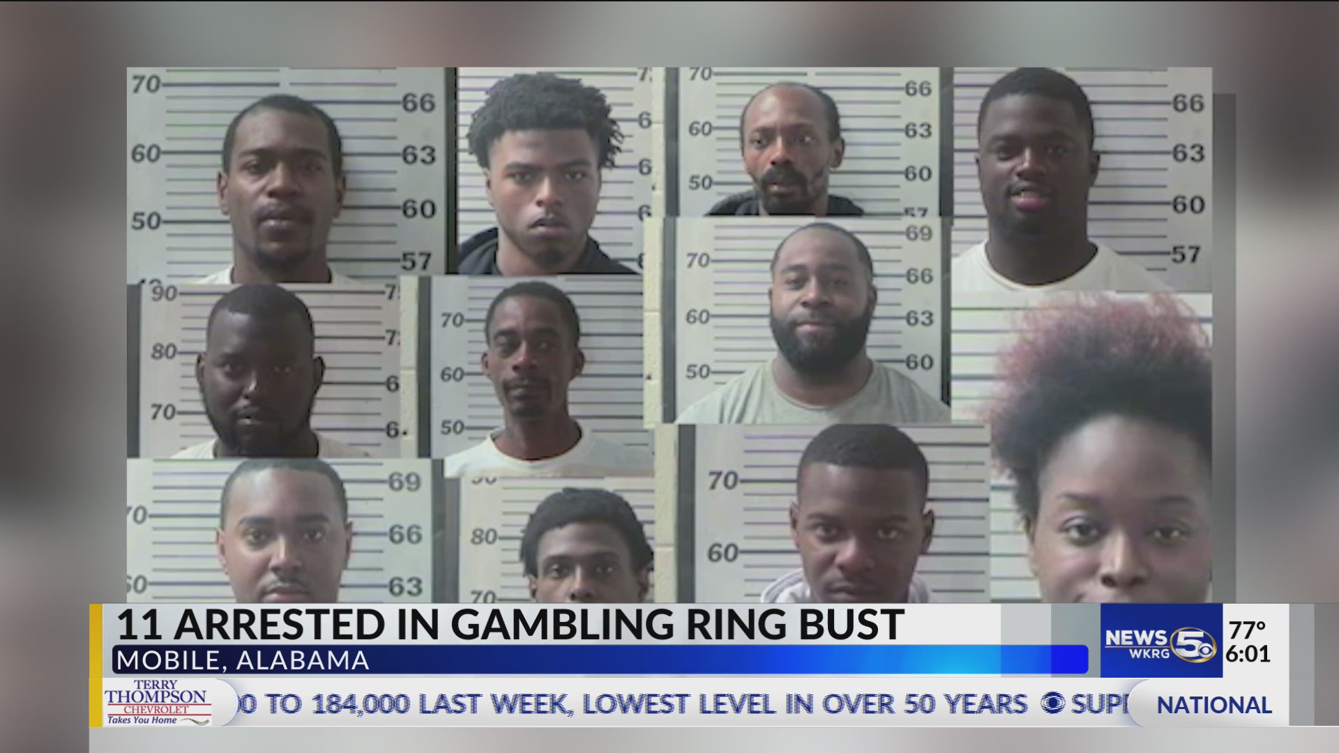 11 arrested in gambling ring bust – WKRG News 5