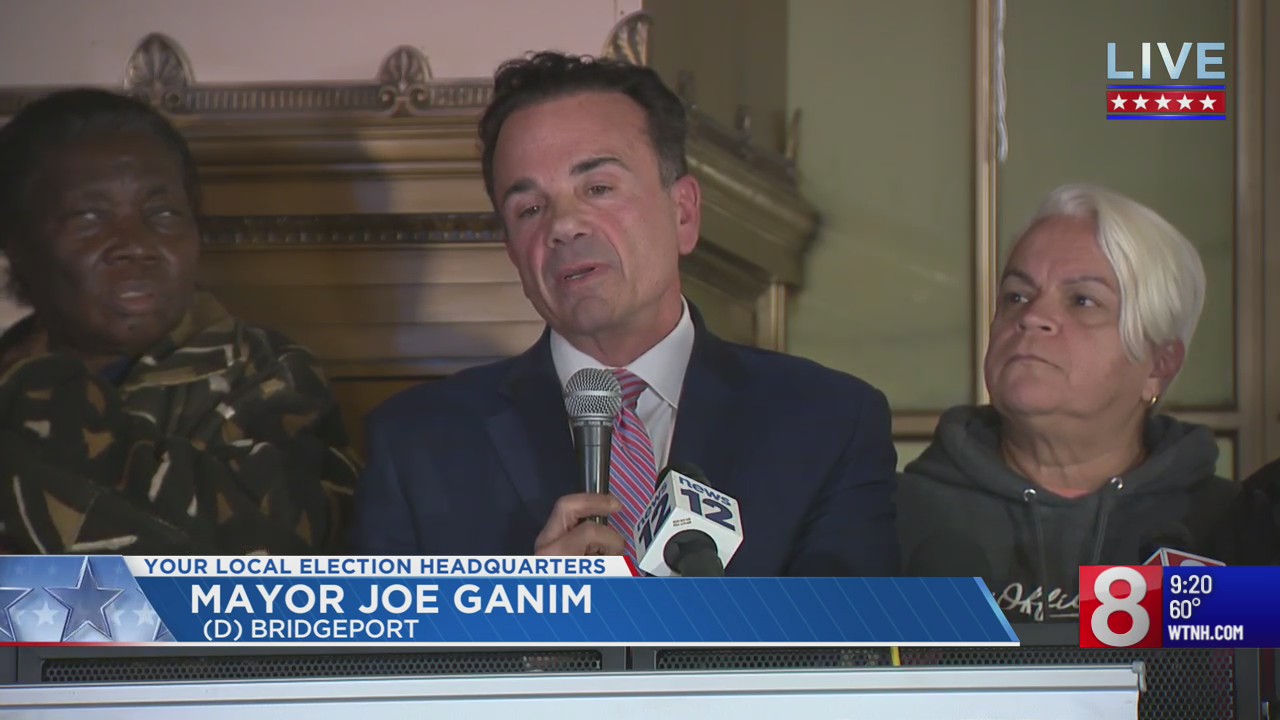 Bridgeport Mayor Joe Ganim addresses supporters – WTNH.com