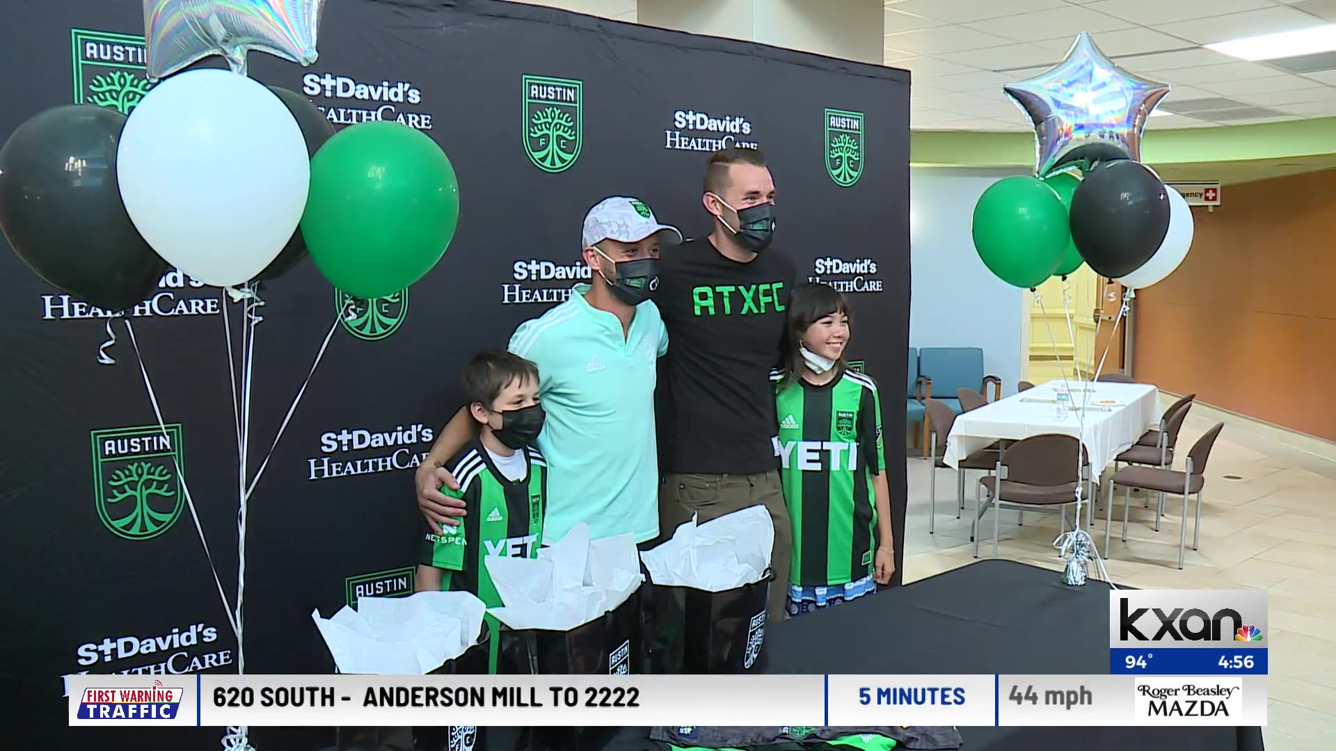 Austin FC players meet with pediatric cancer patients – KXAN Austin