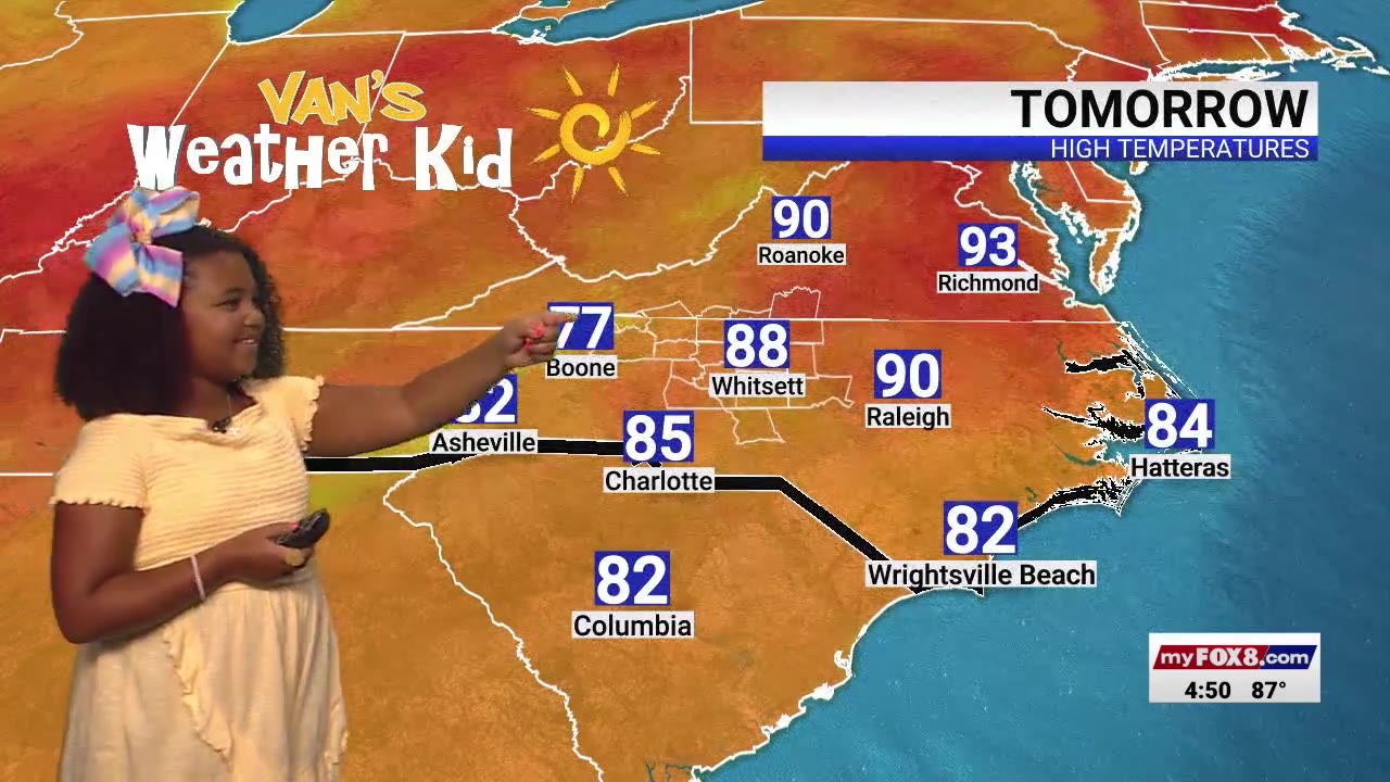 Van’s Weather Kid: Kaydence Shoffner – FOX8 WGHP