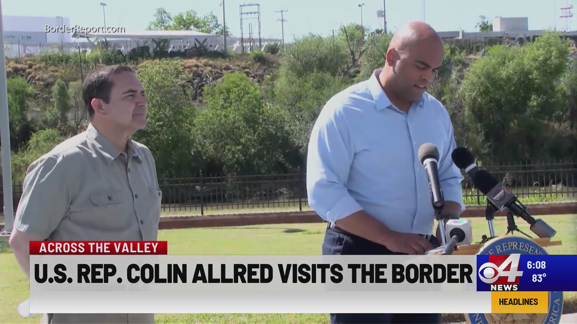 U.S. Rep Colin Allred visits the border – BorderReport