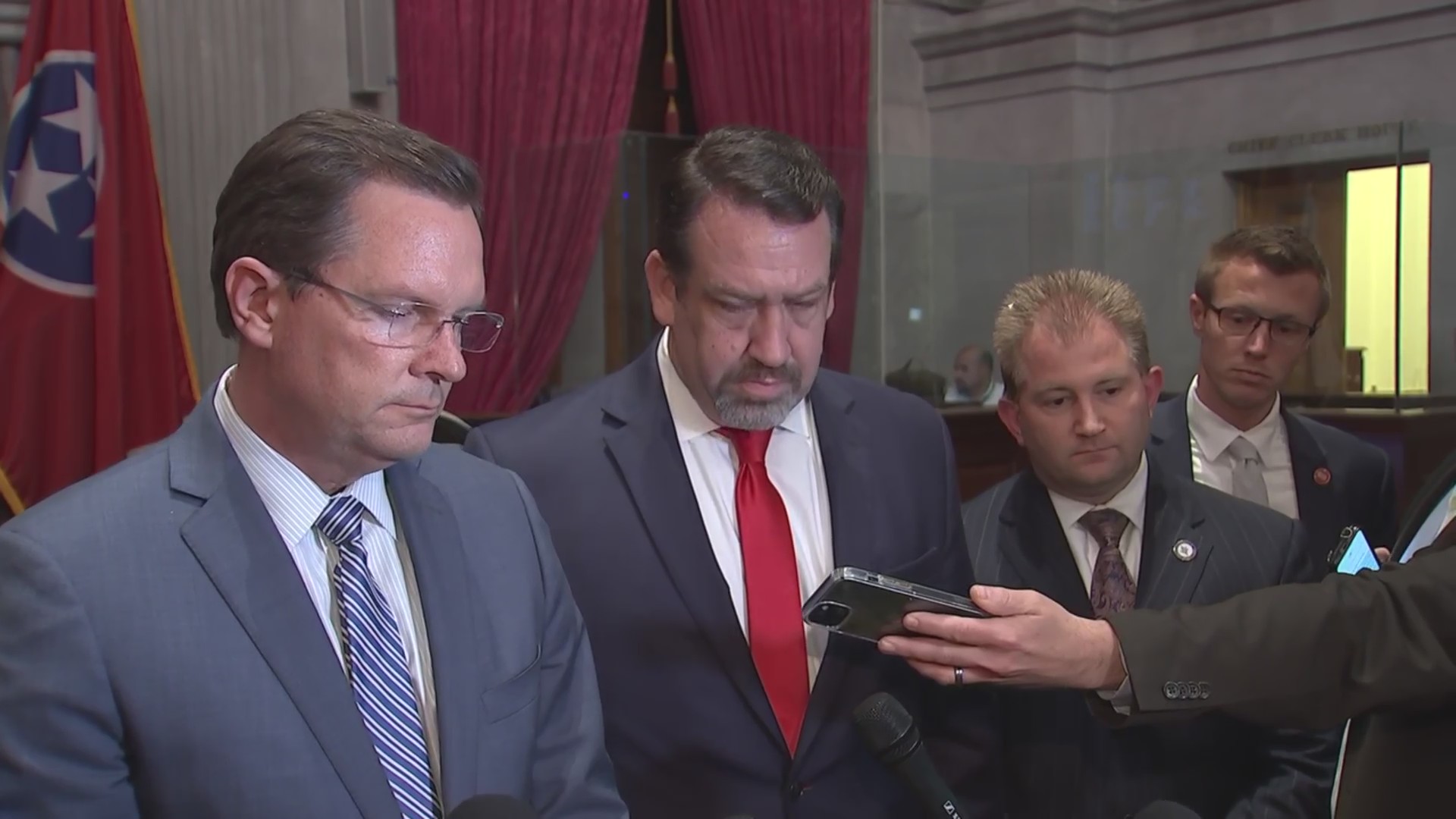 Tennessee Republicans speak following expulsion of Rep. Justin Jones ...