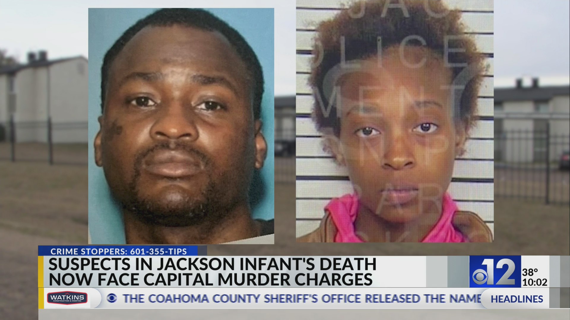 Jackson mother, man face capital murder charges in one-year-old’s death ...