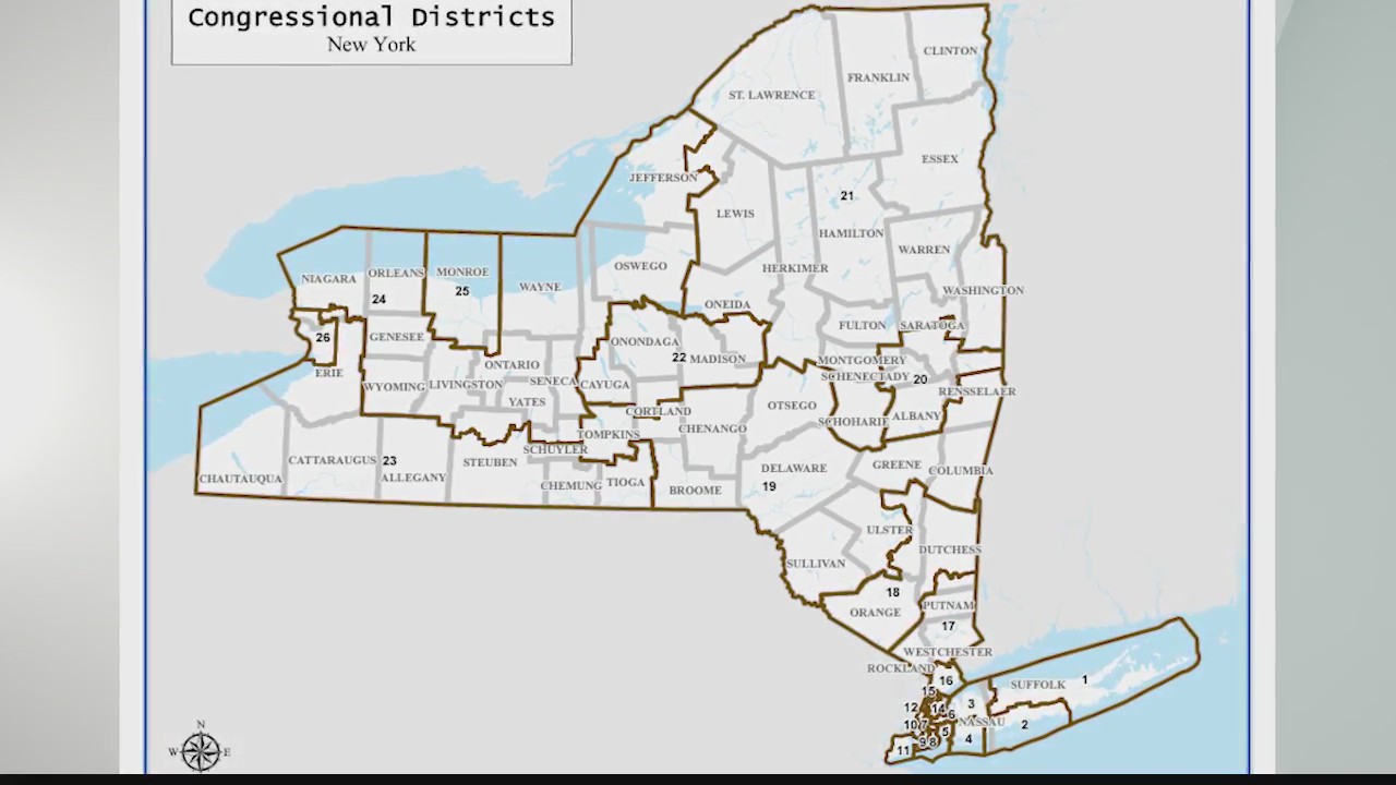 NYS Legislature reveals newest Congressional district map – NEWS10 ABC