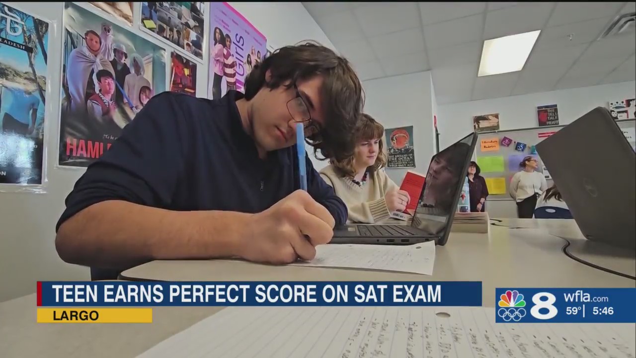 Largo teen earns perfect SAT, PSAT scores – WFLA
