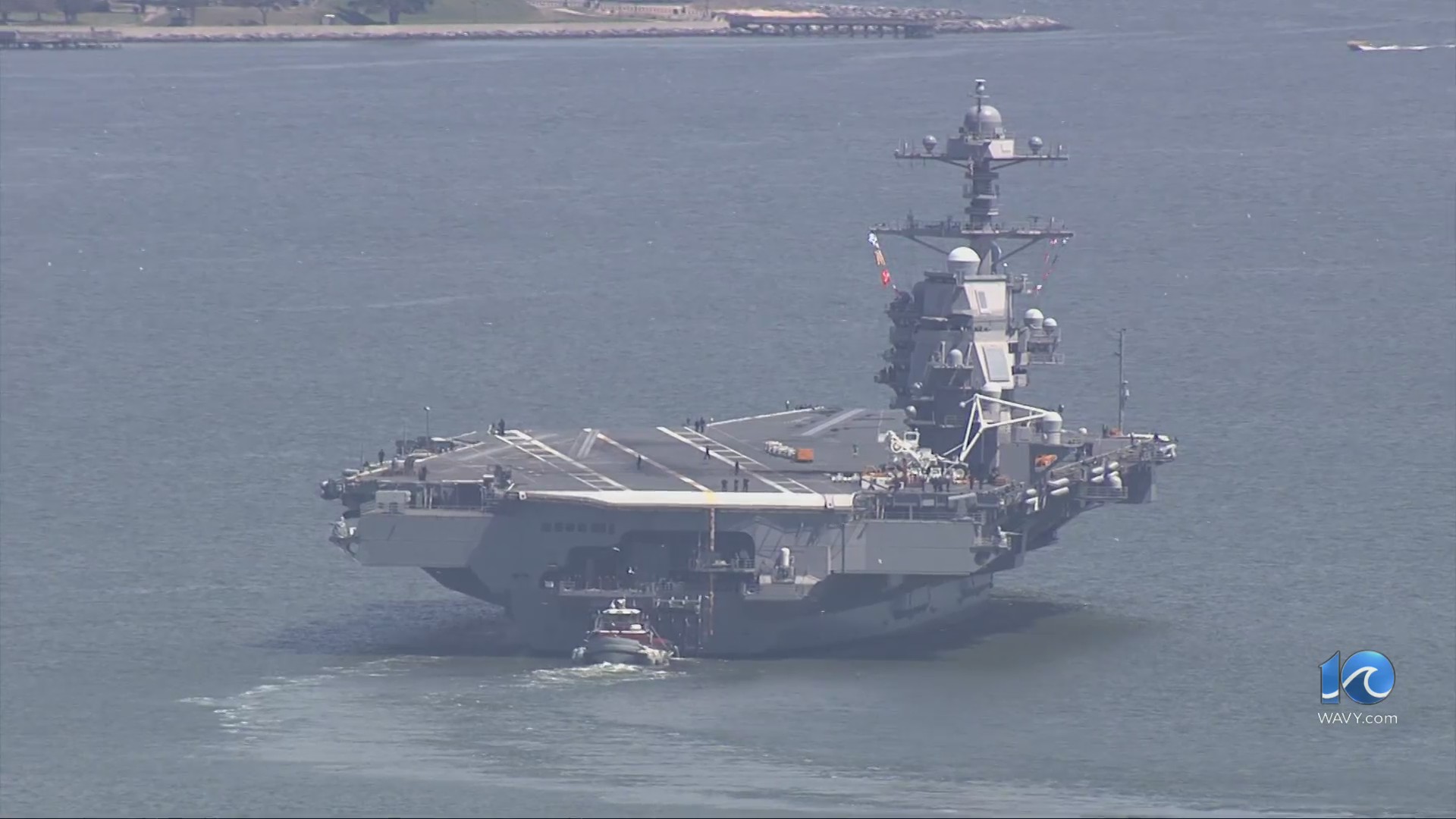 USS Gerald R. Ford to remain in Mediterranean Sea – WAVY.com