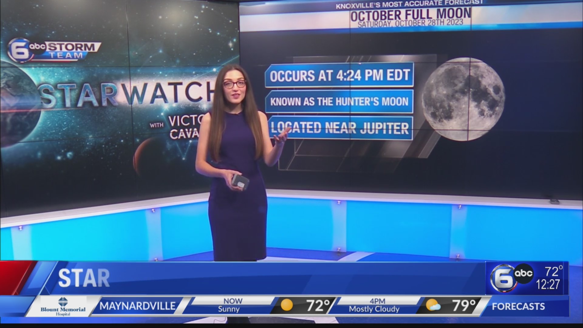 Starwatch: October Full Moon Takes Place on Saturday – WATE 6 On Your Side