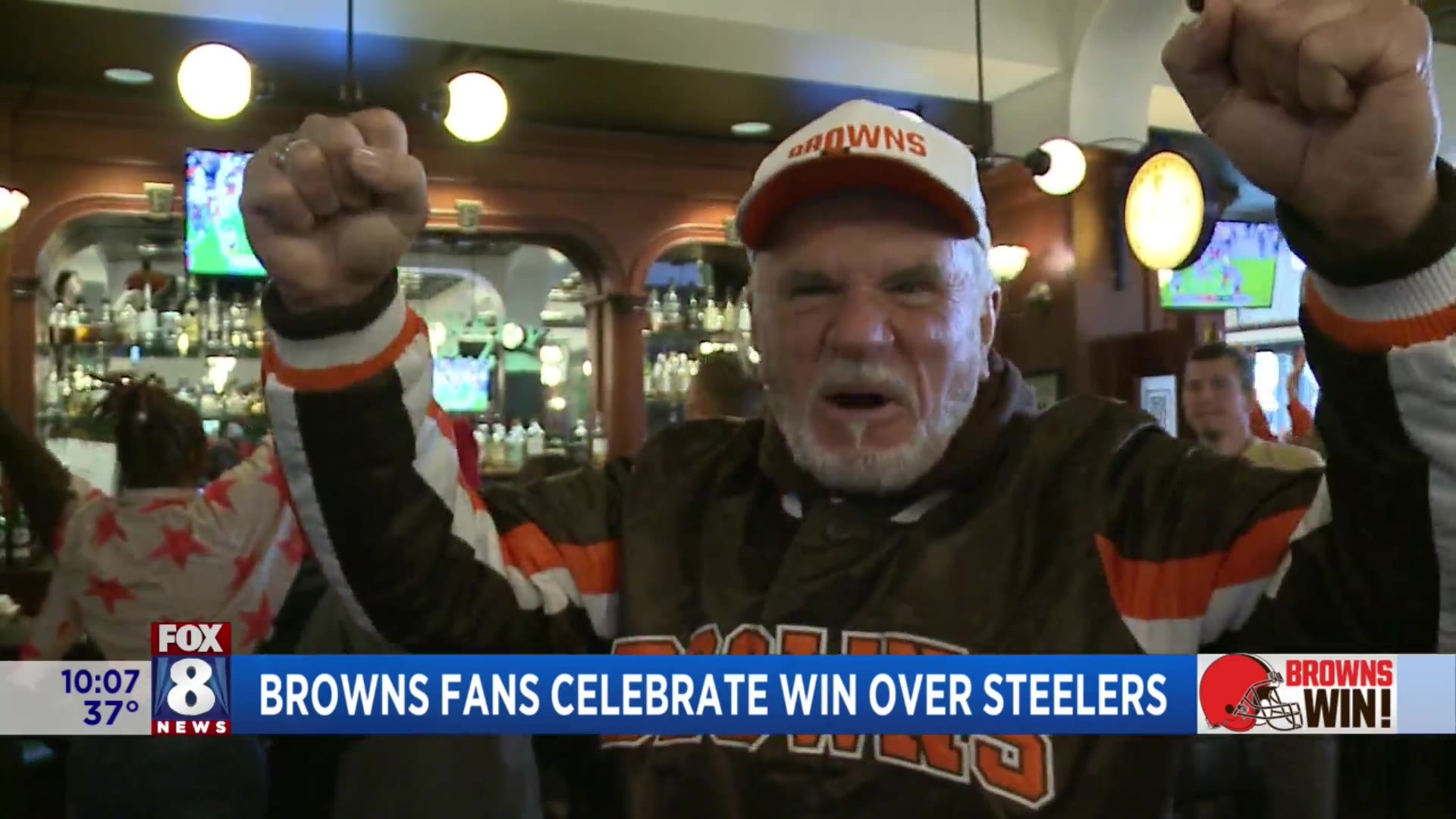 ‘Victory!’: Browns fans celebrate last-minute win over Steelers – Fox 8 ...