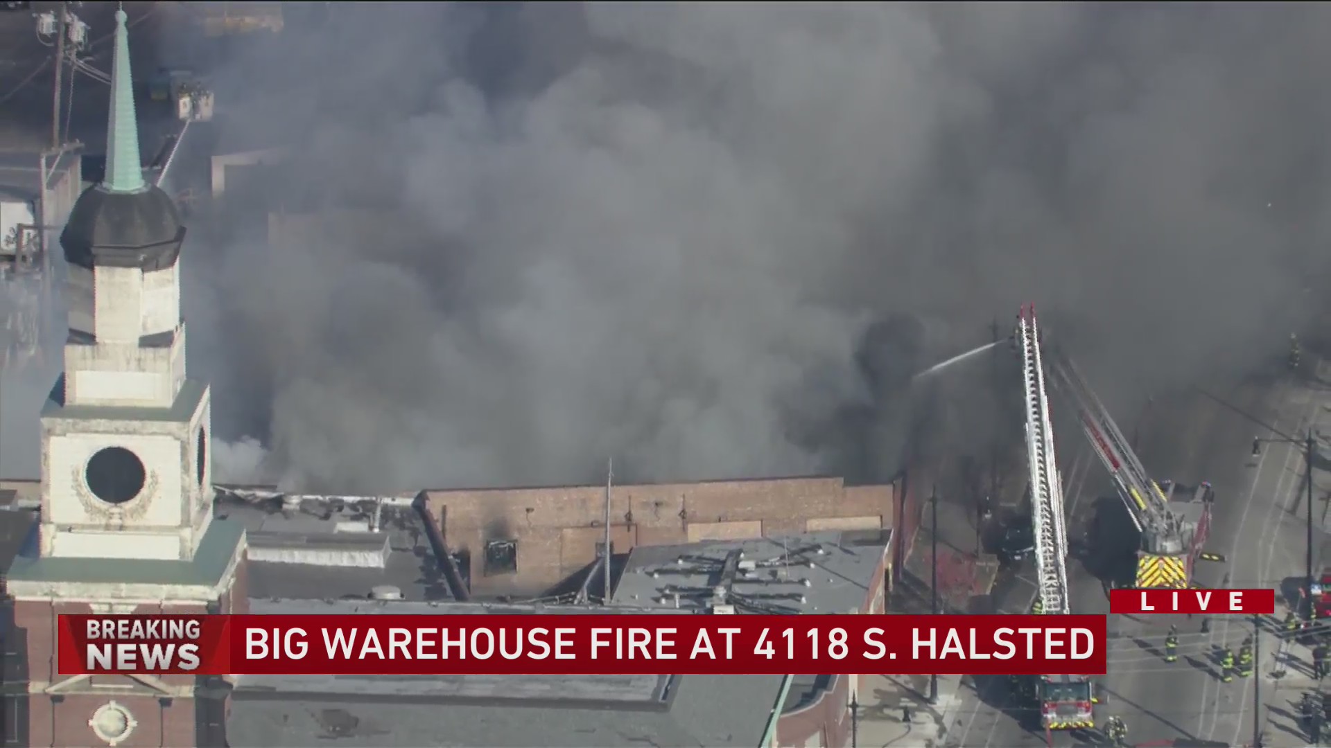 CFD battling massive warehouse fire in Back of the Yards – WGN-TV