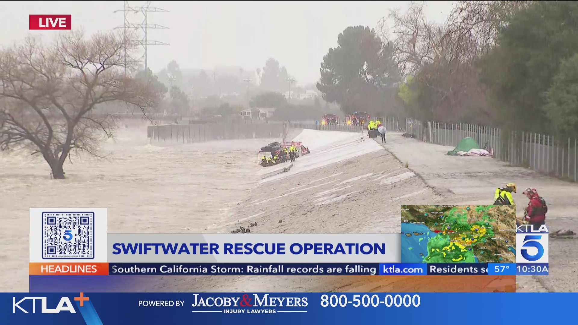 Rescuers respond to Los Angeles River for possible swift water rescue ...
