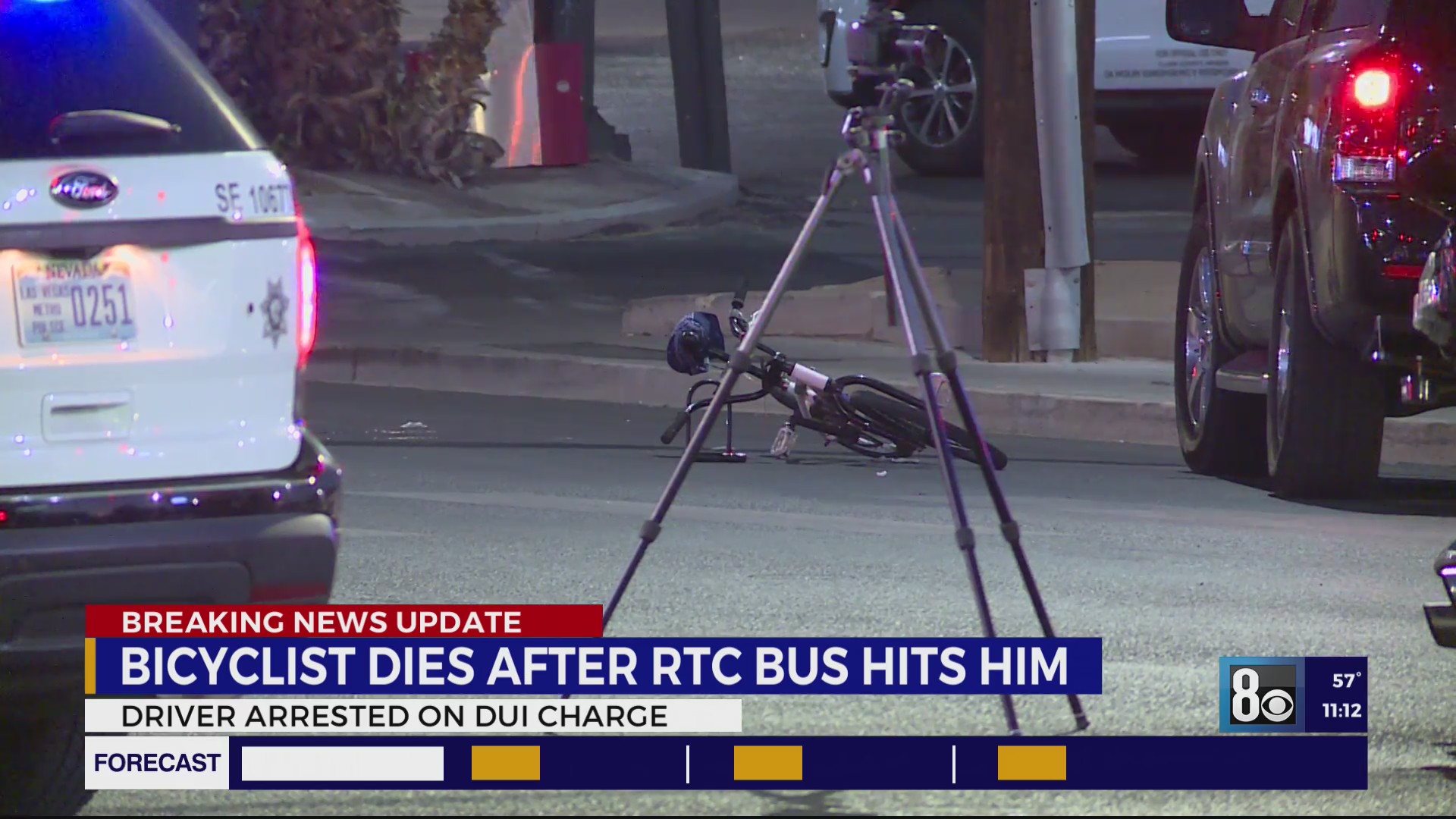 Las Vegas police: RTC bus driver arrested for DUI, man killed – KLAS