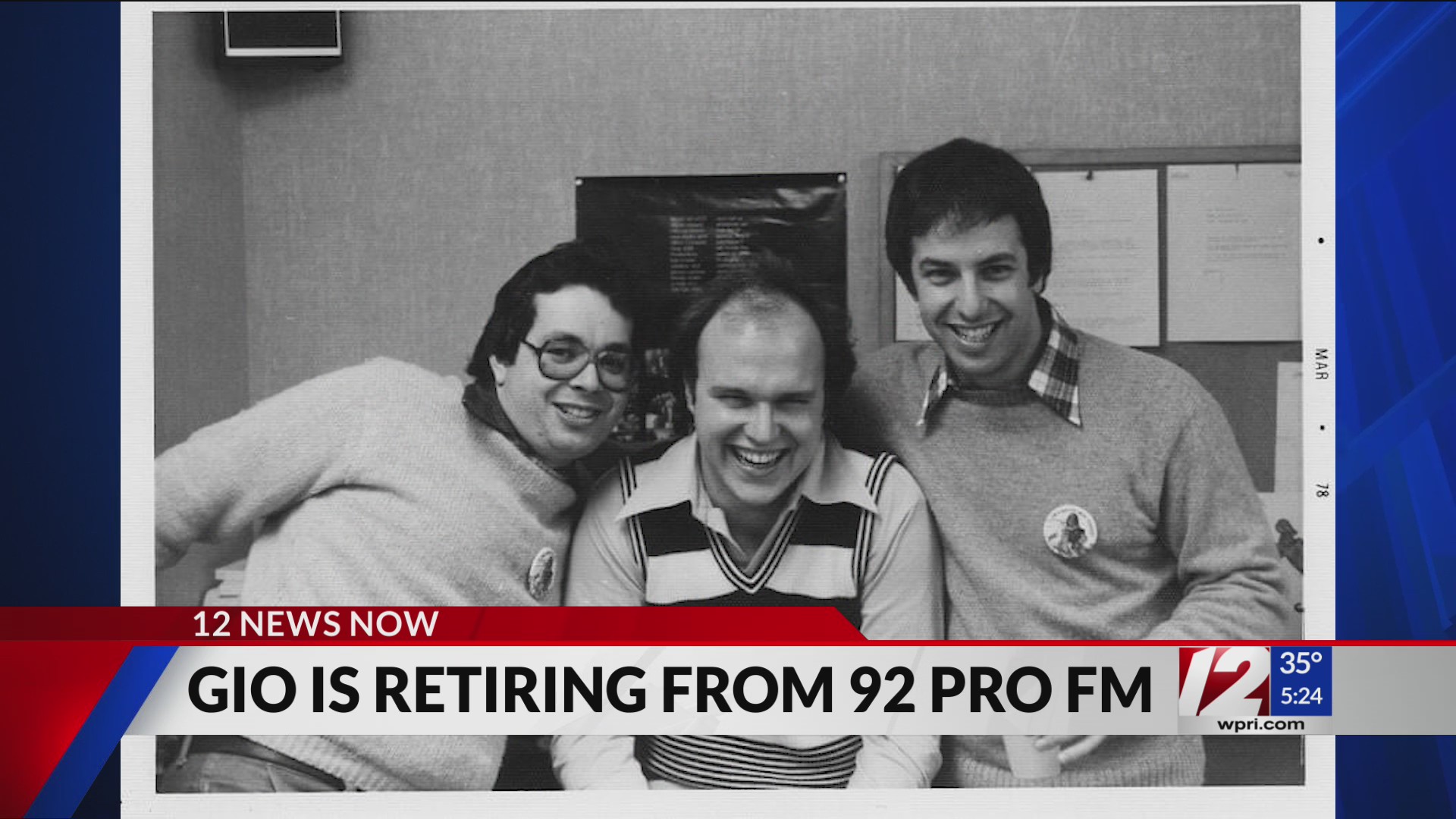 Gio stepping away from the mic after 50 years – WPRI.com