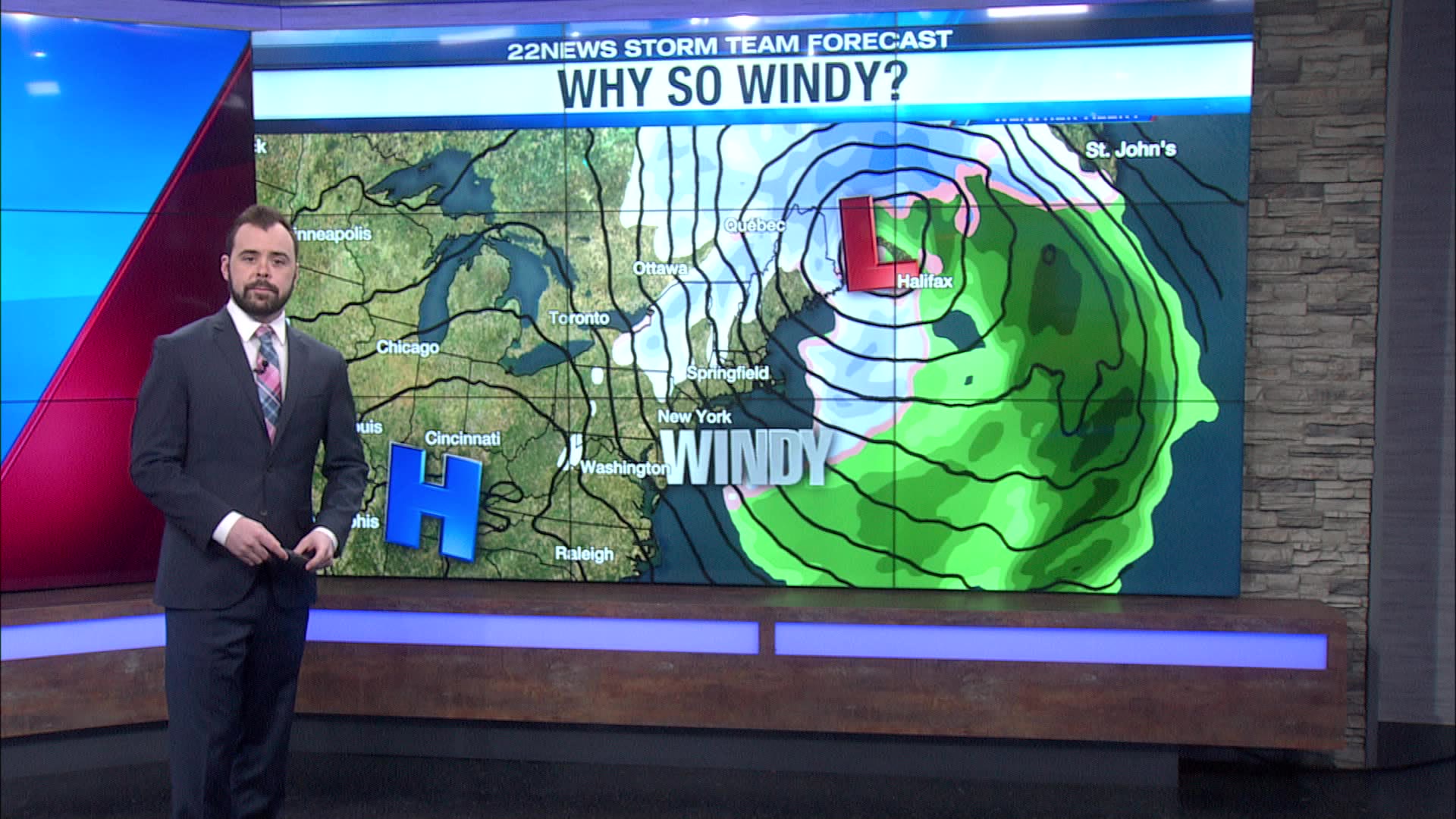 A look at why it was such a windy day – WWLP