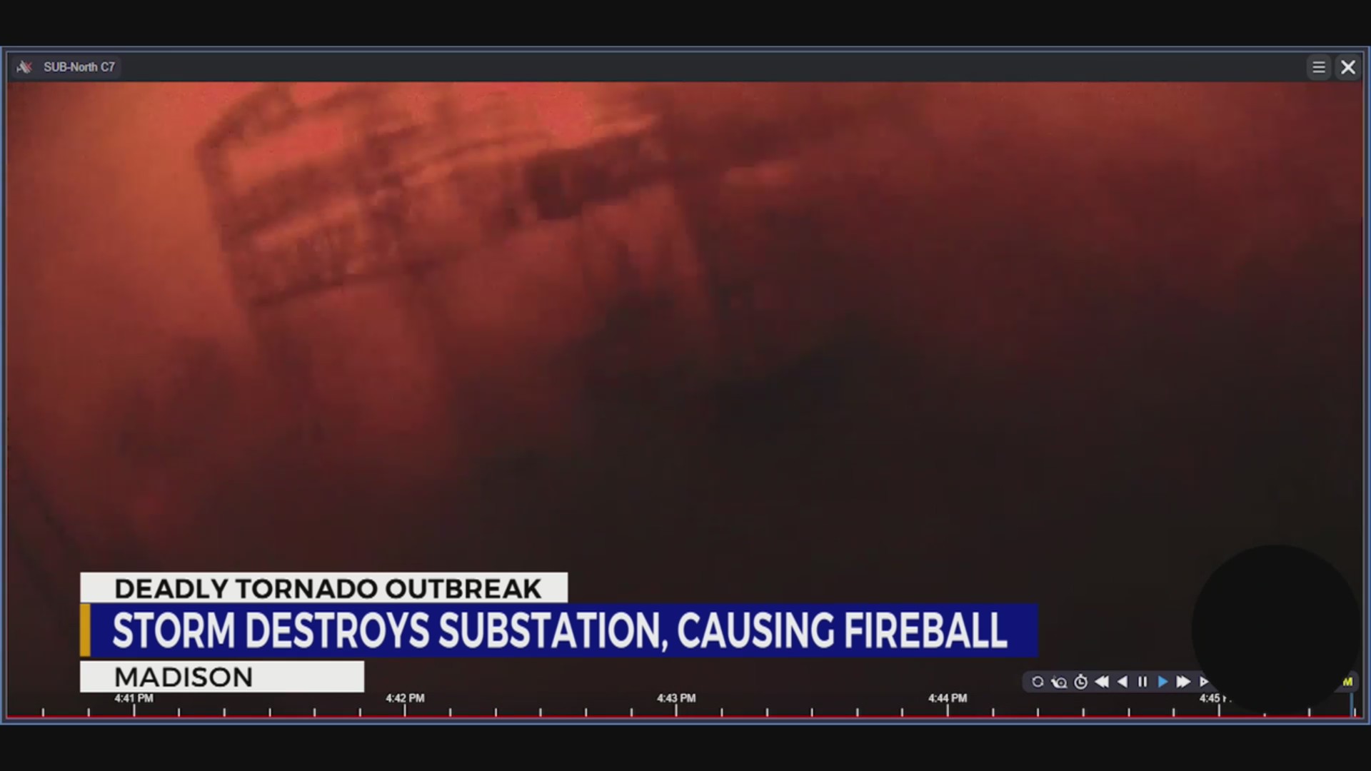 Tornado destroys NES substation, causes fireball – WKRN News 2