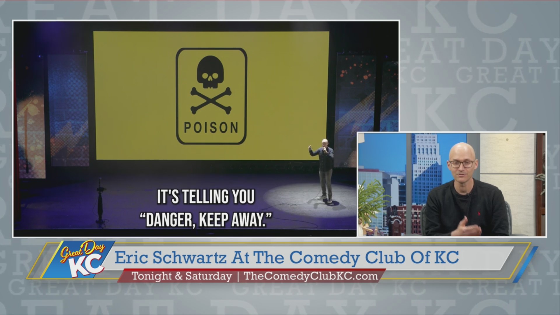 Eric Schwartz At The Comedy Club Of KC – FOX 4 Kansas City WDAF-TV ...