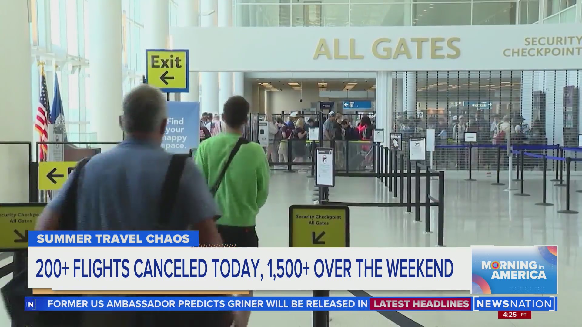 200+ flights canceled Monday, 1,500+ over the weekend | Morning in ...