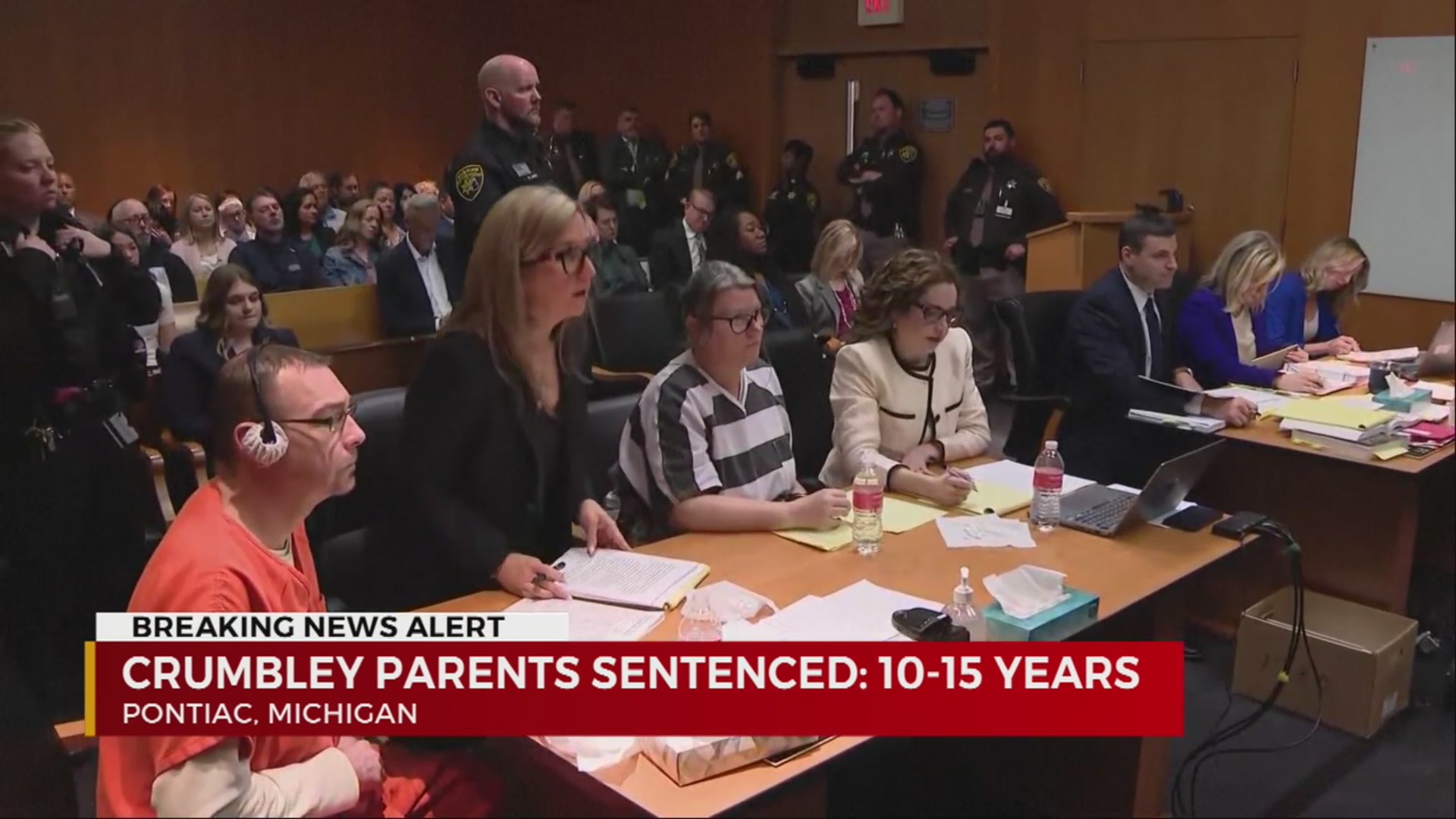 Crumbley parents sentenced to 10-15 years – WKRN News 2
