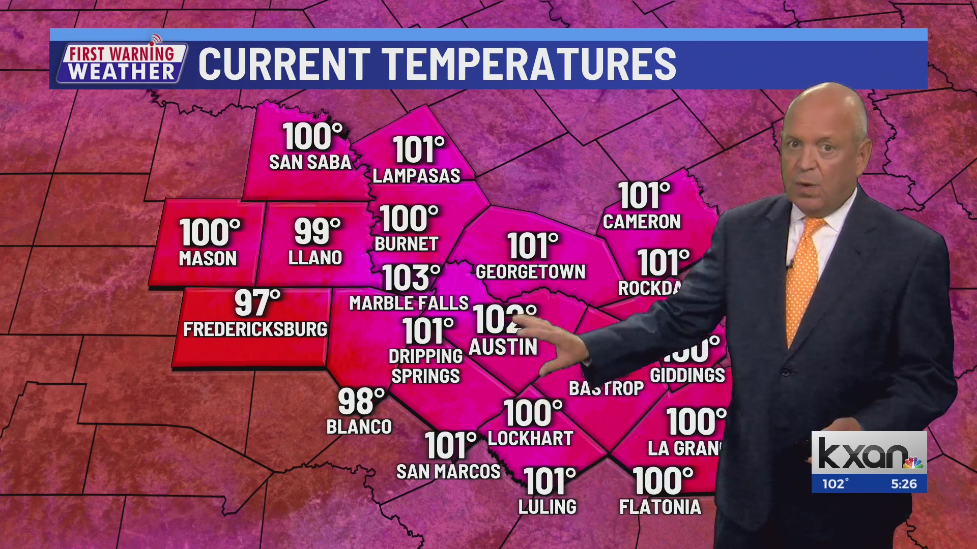 First Warning Weather with Jim Spencer – KXAN Austin
