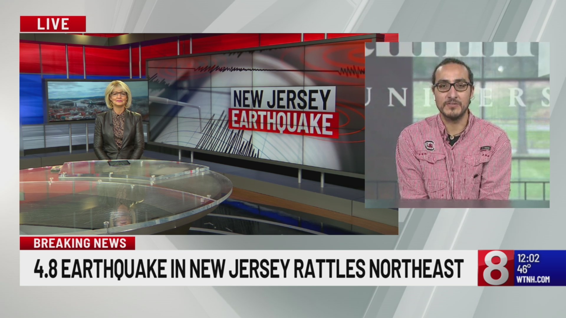 QU professor talks about earthquake felt in Connecticut – WTNH.com