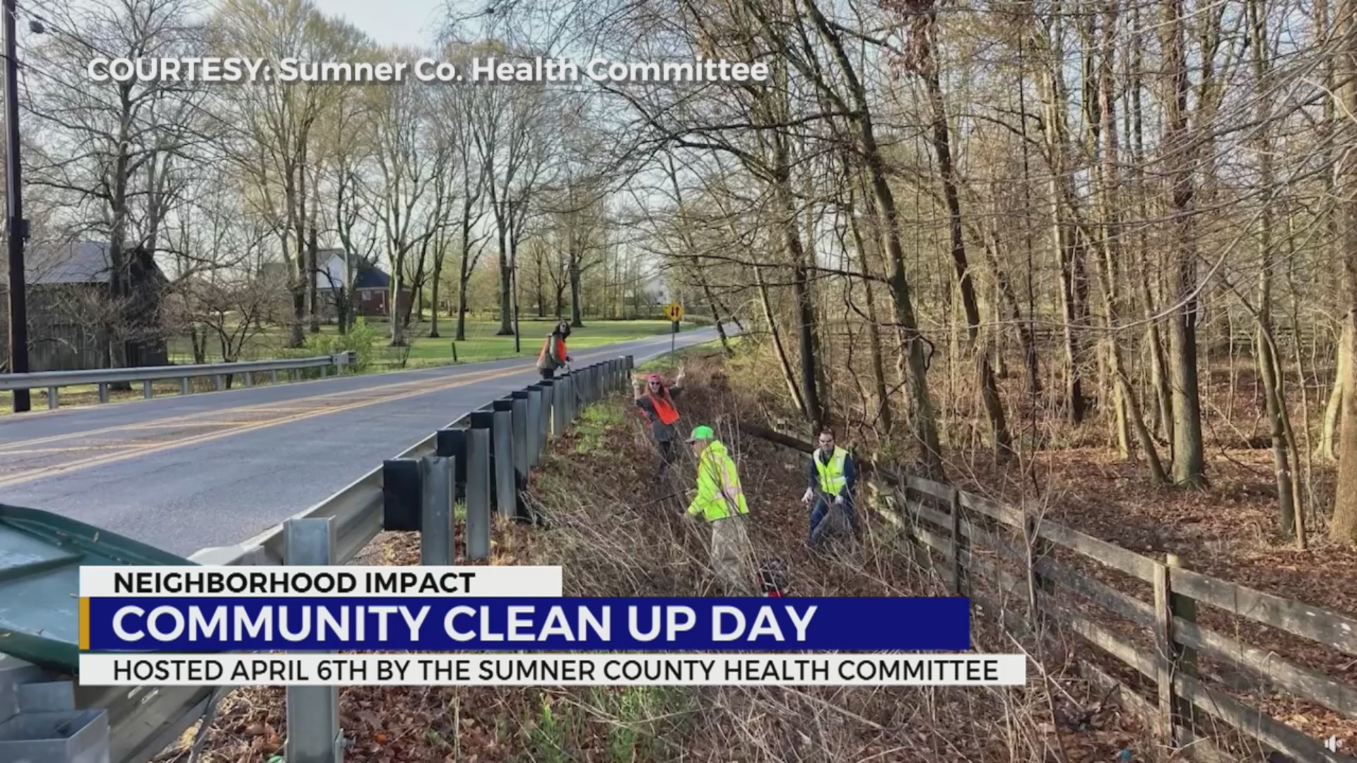 Neighborhood Impact: Community Clean Up Day in Sumner County – WKRN News 2